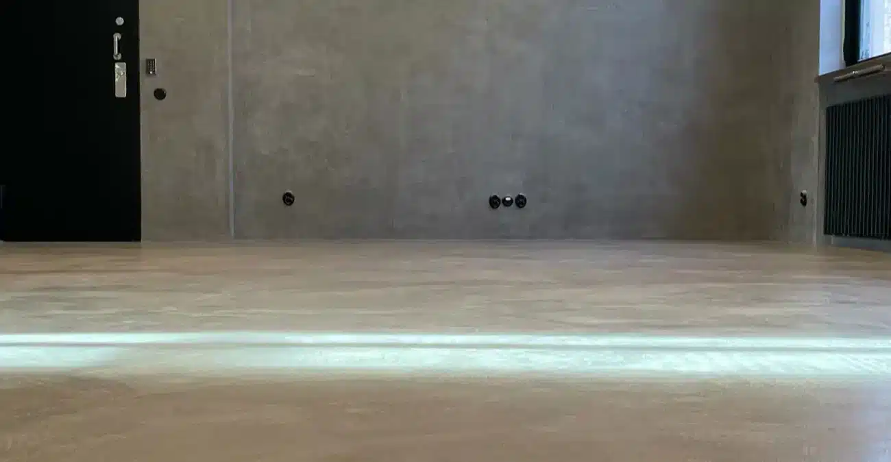 Microcement för snygga betonggolv